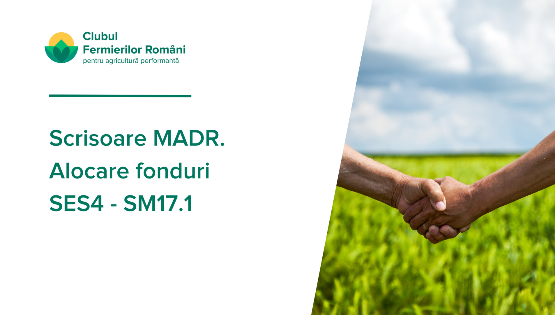 Scrisoare MADR Alocare fonduri SES4 - SM17-1